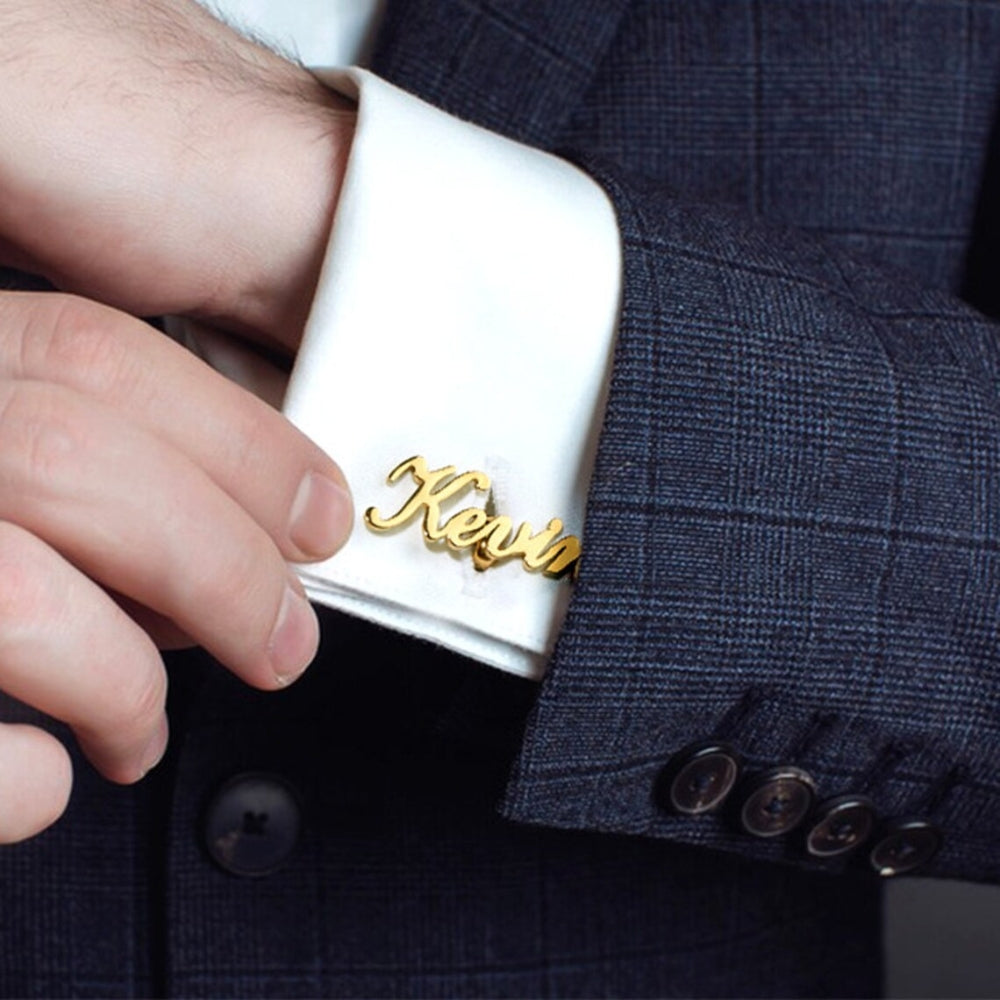 Personalized Name Cufflinks Perfect for groomsmen gifts – Palsona